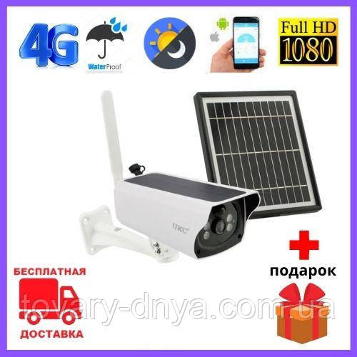 Автономная камера видеонаблюдения 4G UKC Y4P с сим картой 2 Мп с ...