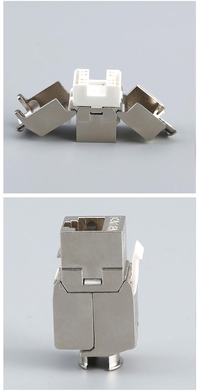 Keystone модуль RJ45 CAT7 для мережевих комп'ютерних розеток (під рамку ...