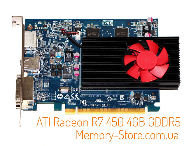 Відеокарта ATI Radeon R7 450 4GB GDDR5 128Bit DX12 (DVI/ HDMI ...