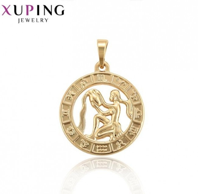 Кулон Знак Зодиака Водолей, Медицинское Золото, Медзолото 18К — Купить ...