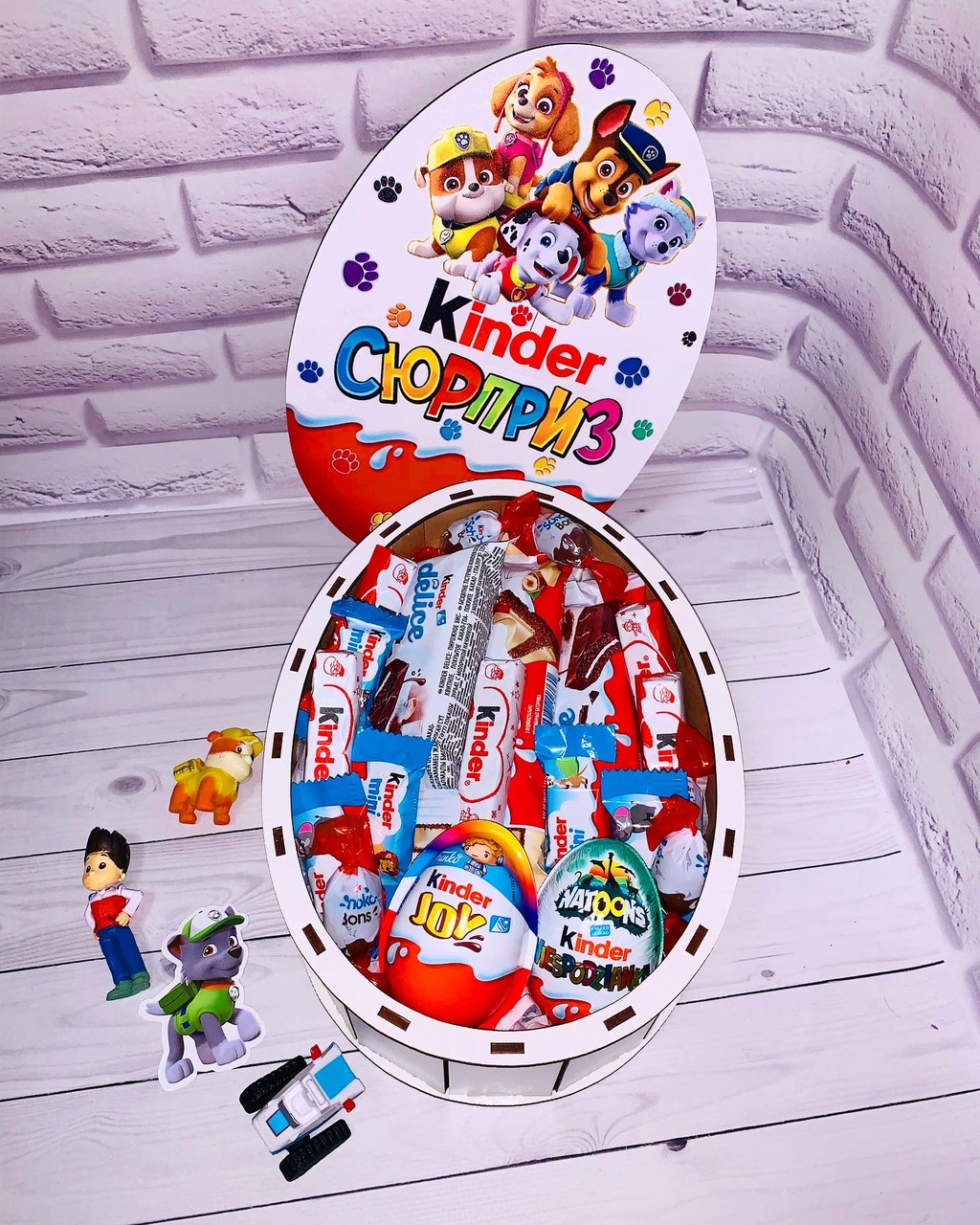 Киндер Сюрприз с фигурками Щенячий Патруль (ID#1472949100), цена: 813 ...