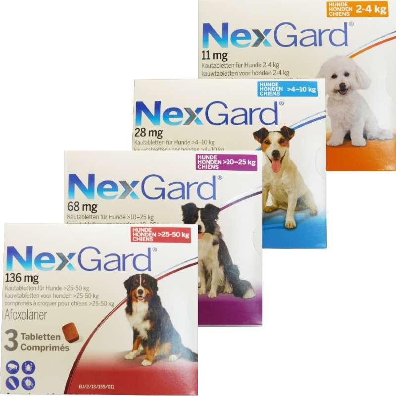 Купить Жевательные таблетки Merial Nexgard (Нексгард) для собак 2-4кг ...
