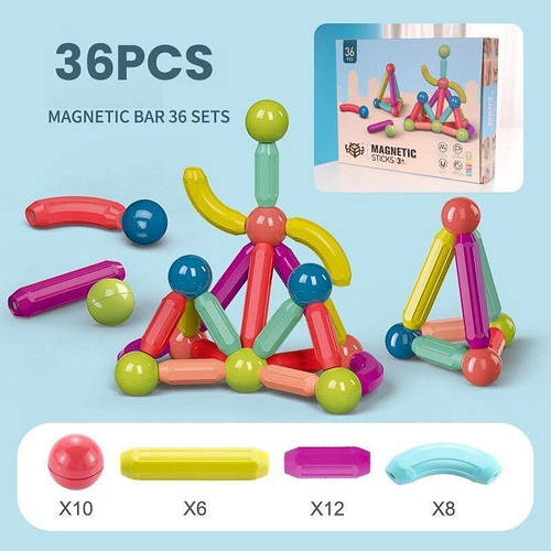 Magnetic Sticks Магнитный конструктор 36pcs (ID#1532836455), цена: 357 ...