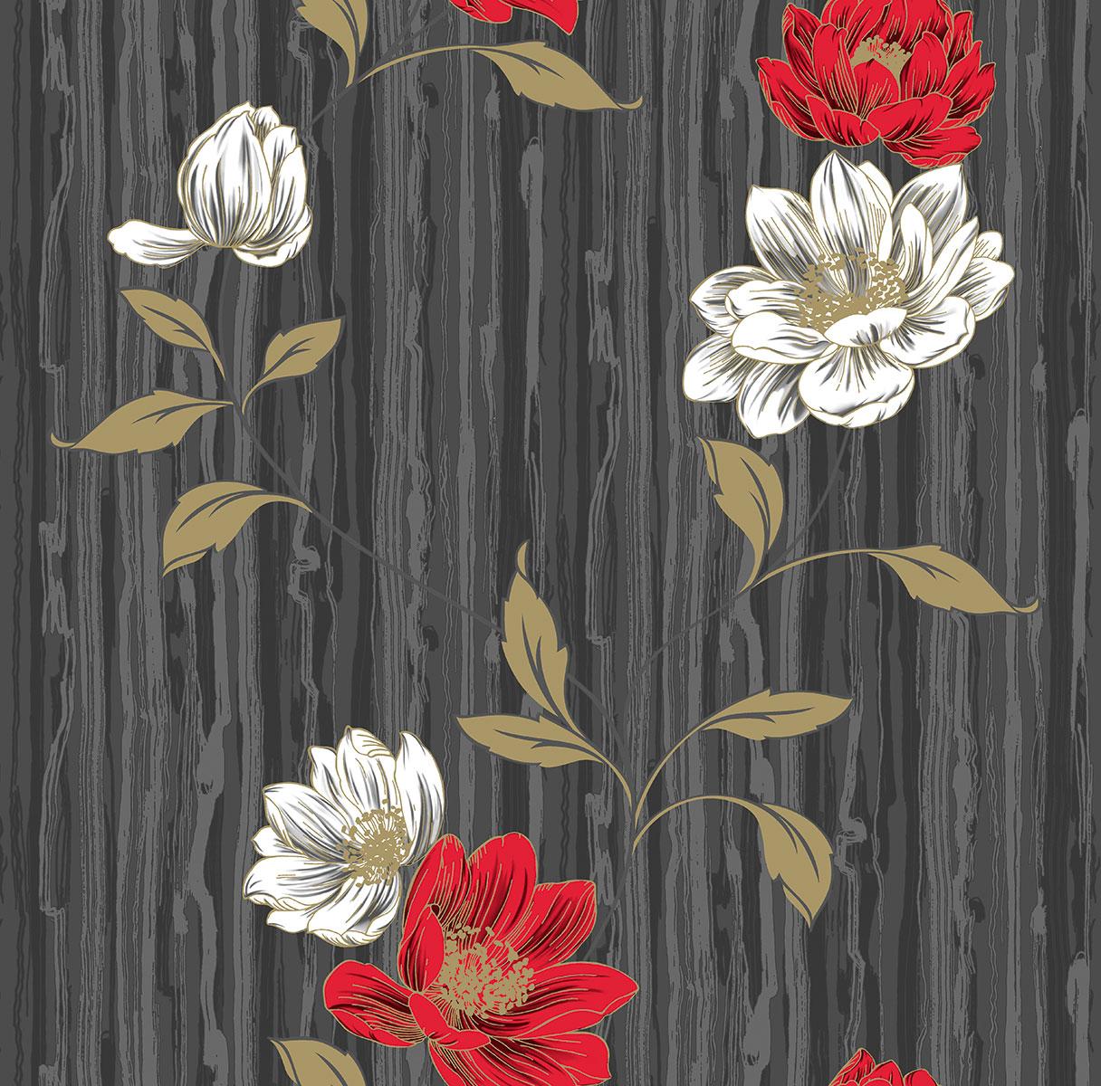 Обои Бумажные Континент 1383 Эстель 0,53м X 10,05м Коричневый ...