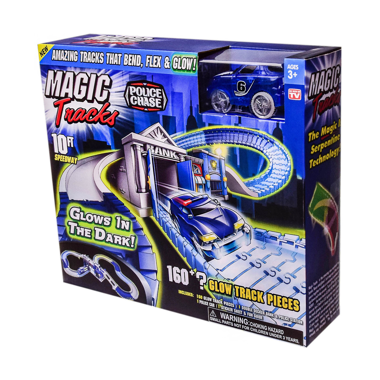 Купити Ігровий трек "Magic Tracks Police" світиться в темряві, 160 ...