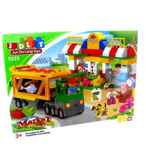 Купить Конструктор для дітей Базар JDLT 86 дет. (5225), цена 1295 ₴ — Prom.ua (ID#1534001582)