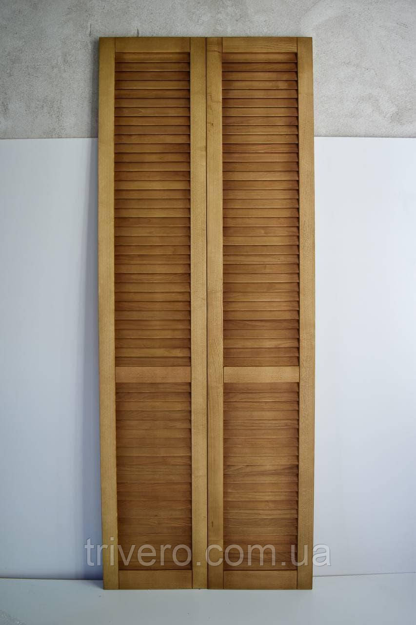 Жалюзийные двери из массива дерева / Ясень - купить в Украине | ТМ ...