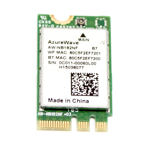 Wi-fi+BT модуль M.2 Qualcomm Atheros QCNFA335 802.11 b,g,n, 300Mbps 2,4 ...