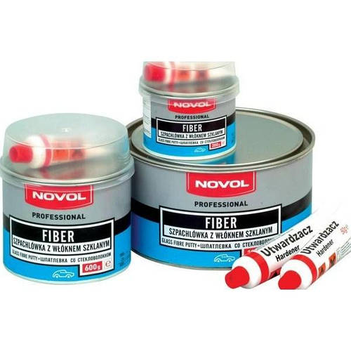 Купити Шпаклівка зі скловолокном Novol FIBER 0,2 кг, ціна 105.42 ...