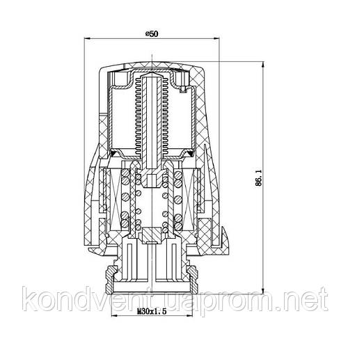 Термостатична головка SD Forte М30х1,5 SF254, цена 199 грн — Prom.ua ...