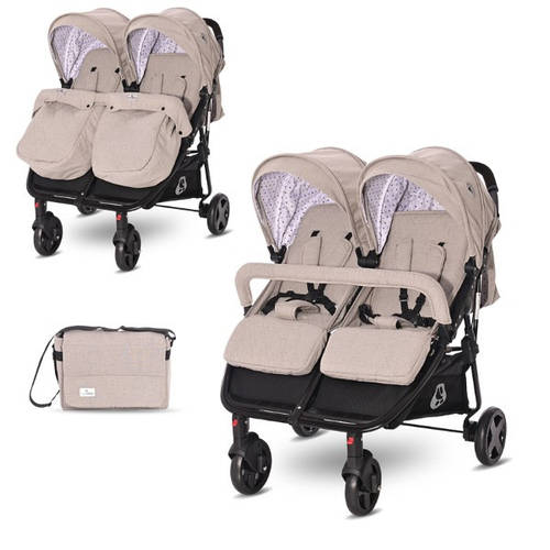 Коляска для двойни Lorelli DUO (string dots), цена 9192 грн — Prom.ua ...