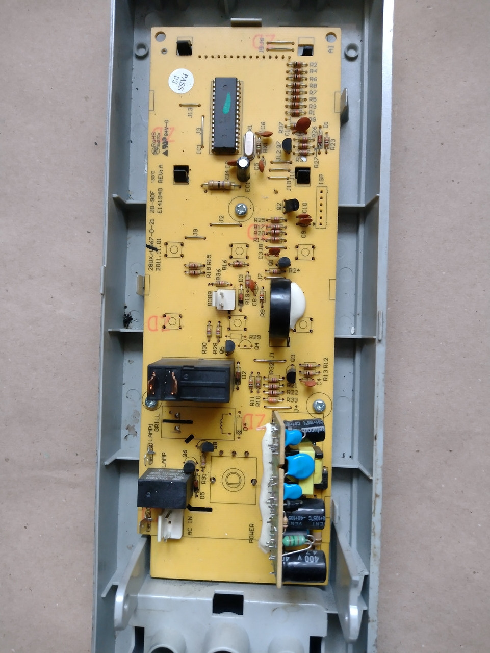 Плата управління 28UX/U667-D-21 , ZD-90F , E141940 rev:a б/у для ...