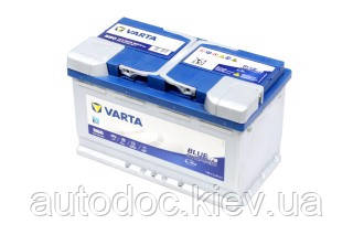 Аккумулятор 80Ah-12v VARTA BD EFB (315х175х190),R,EN800, цена 8199 грн ...
