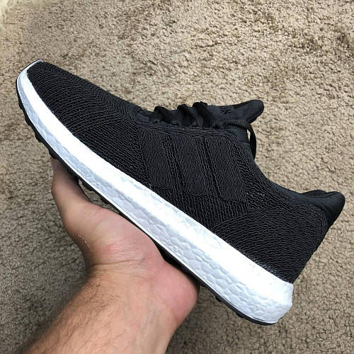 Купить Кроссовки Adidas UltraBoost Flyknit Black/White, цена 700 грн ...