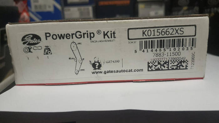 Комплект грм Gates комплект грм DACIA, RENAULT LOGAN, SANDERO 1.4 ...
