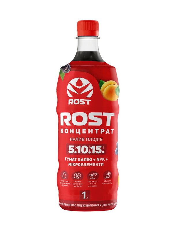 Купить Удобрение Рост-Концентрат (5+10+15) 1л, цена 198 ₴ — Prom.ua (ID ...