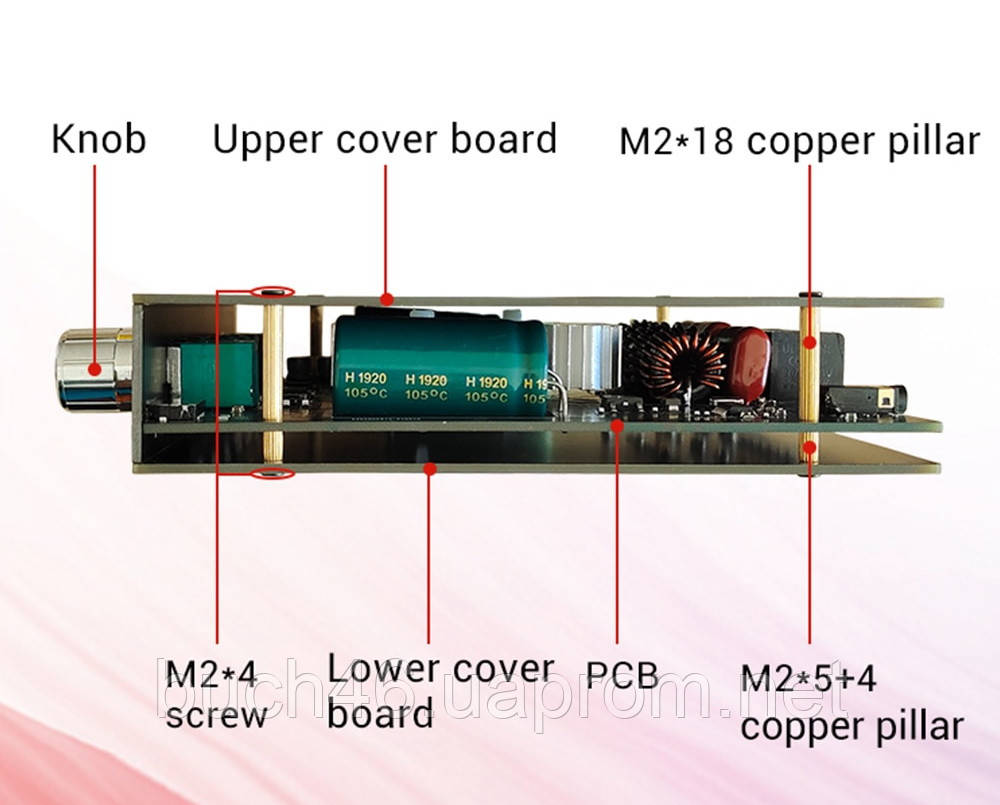 Wuzhi ZK-HT21 Усилитель звука 2.1 TDA7498E Bluetooth v5.0 160Вт*2 ...