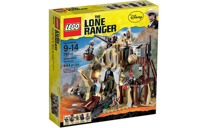 Купить Конструктор Лего LEGO The Lone Ranger Перестрелка у серебряной ...