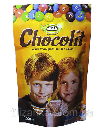 Купити Какао Chocolit Elite 150 г (56282), ціна 44 ₴ - Prom.ua (ID ...