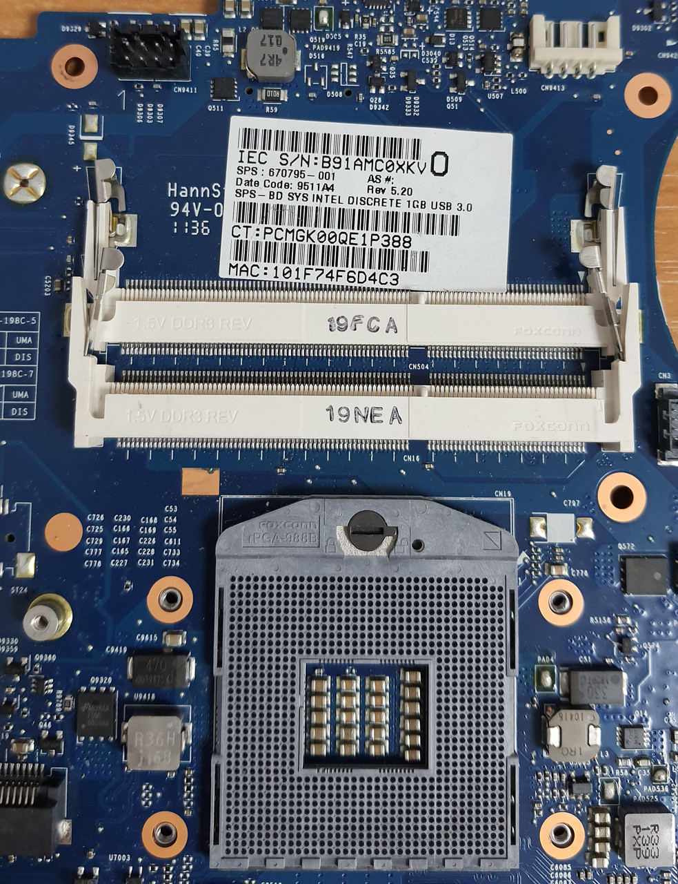 Купить Б/У Материнская плата Hp ProBook 4530S , AMD Radeon HD 6490M ...