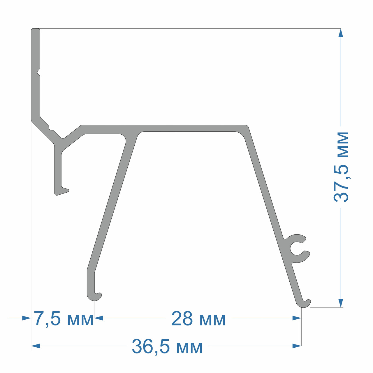 Профиль «Contour-Classic» для натяжных потолков от ALTEZA (ID ...