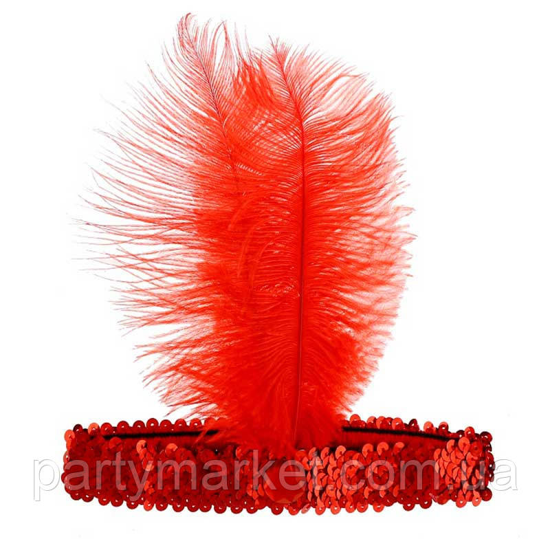 Повязка с Пером Кабаре Красная 69158 — Купить Недорого на Bigl.ua ...