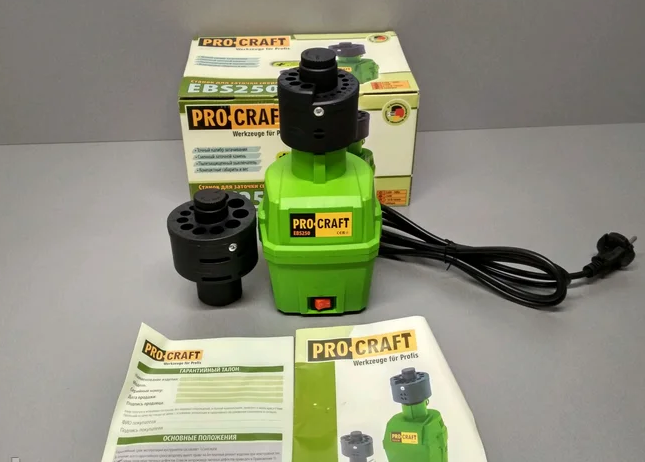 Купити Заточний верстат для свердел PROCRAFT EBS 250 + Безкоштовна Доставка ! (від 3 до 16 мм ...