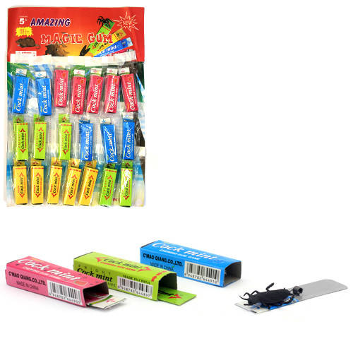 Игрушка прикол Жвачка с тараканом 20 шт (ID#1542044914), цена: 225 ...