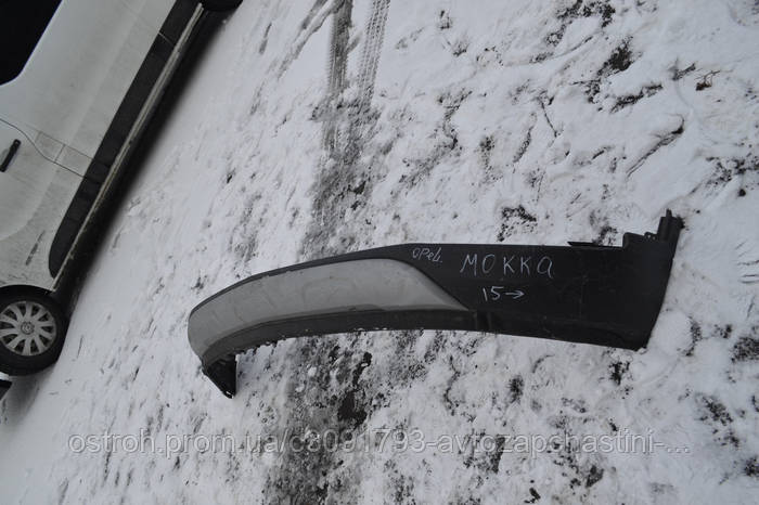 Купити Спойлер (губа) переднего бампера для Opel Mokka (2015-2017 ...