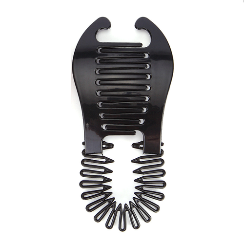 Заколка Soft Bendable Hair Comb для создания объемного хвоста черная ...