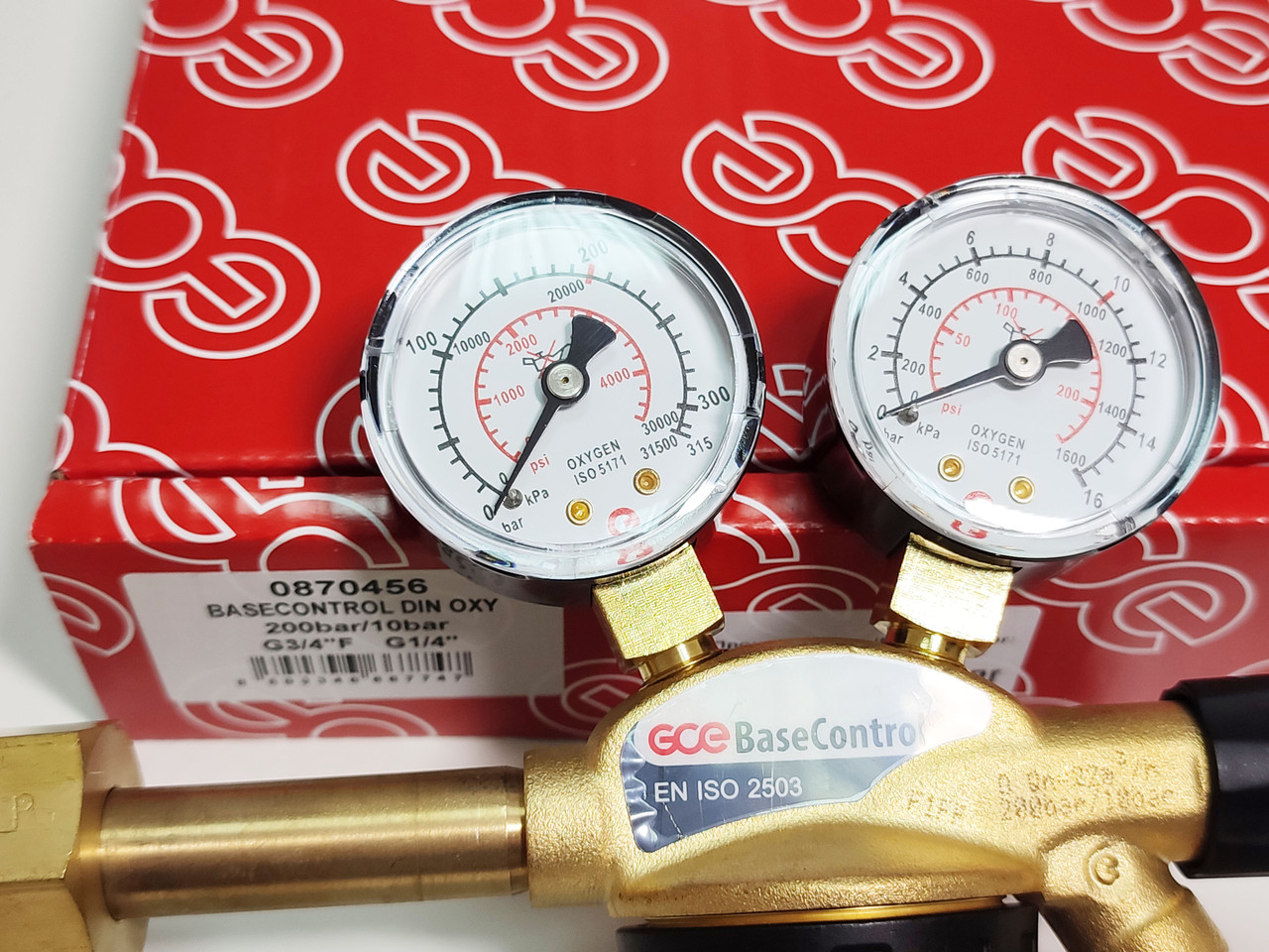 Редуктор кислородный Base Control OXY GCE 0870456 - - 200/10 бар,G3/4 ...
