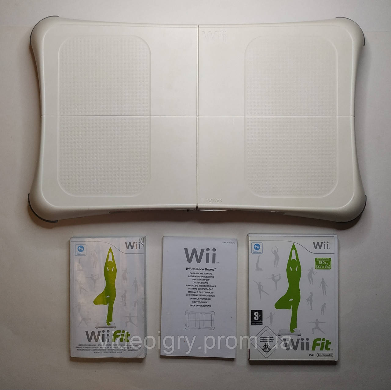 Wii Balance Board +игра Wii Fit (PAL) БУ (ID#931790503), цена: 5040 ...