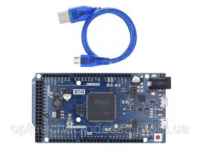 Arduino Due R3-CH340 ATMEGA16U2 ATSAM3X8E ARM c USB Blue-MEGA16U2 Синій Хіт продажу!, ціна: 914. ...