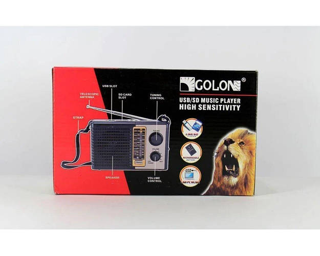 Купити Радиоприемник Golon RX F10 портативная колонка USB /SD / MP3/ FM ...
