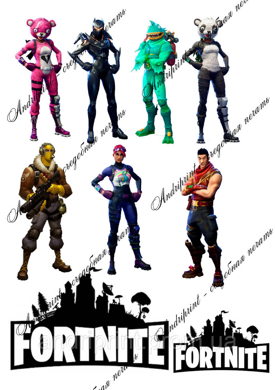 Съедобная Картинка Фортнайт Сахарная и Вафельная Картинка А4 — Купить Недорого на Bigl Ua