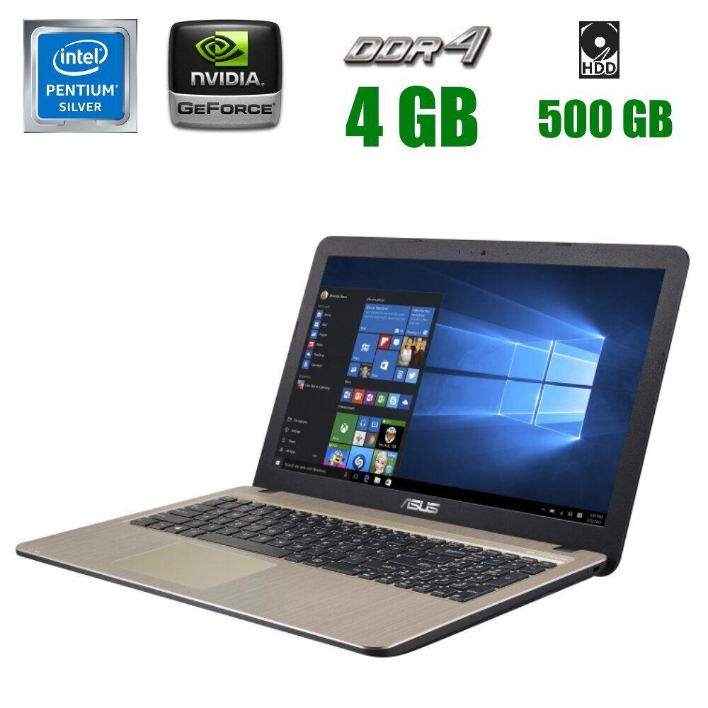 Ноутбук Asus X540M / 15.6" (1920x1080) TN / Intel Pentium Silver N5000 (4 ядра по 1.1 — 2.7 GHz ...