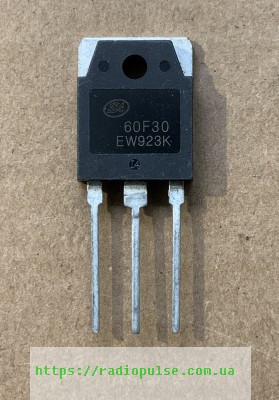 Купить Диод 60F30 ( 60F30A , 60F30SAB3 , SFR60F30PN , FF60UP30DN ...