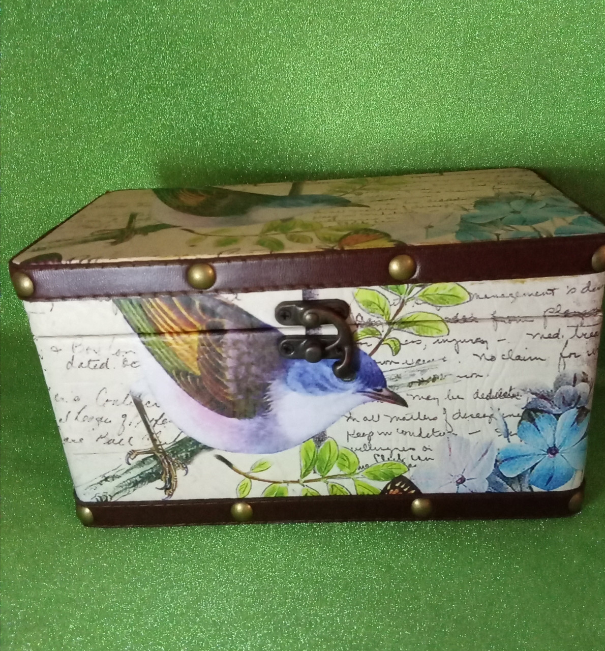 Купити Скринька скриня для прикрас косметики та аксесуарів ДВП екошкіра Розмір 12×22 см