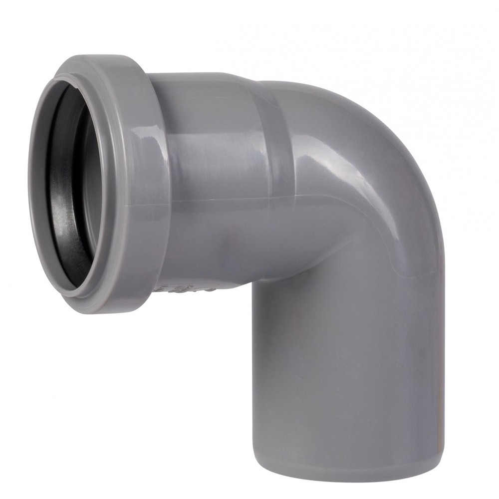 Колено Uniplast 50 мм 90° (отвод ПВХ) (ID#1545302547), цена: 13.20 ...