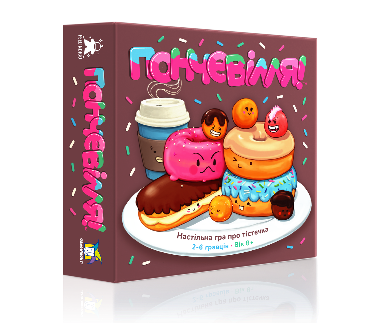 Настільна гра Пончевілля (Go Nuts for Donuts), ціна: 585.20 ₴, купити ...