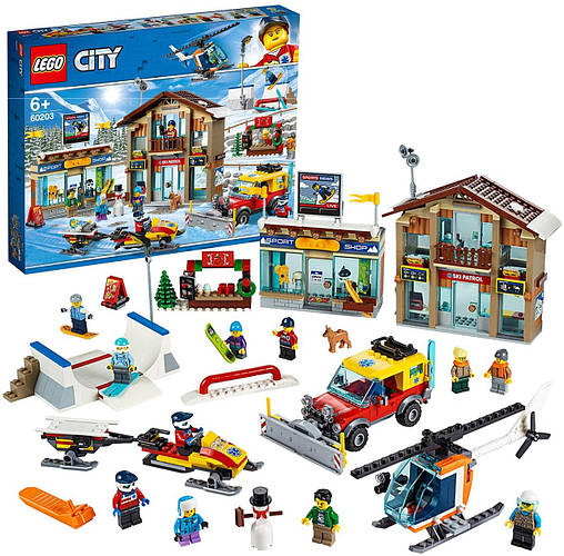 Купить Конструктор LEGO City 60203 Горнолыжный курорт, цена 5699.48 ...