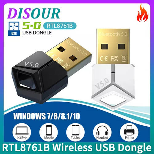 RTL8761B USB-Ключ Bluetooth 5.0 Адаптер Приймач Бездротовий Музичний ...