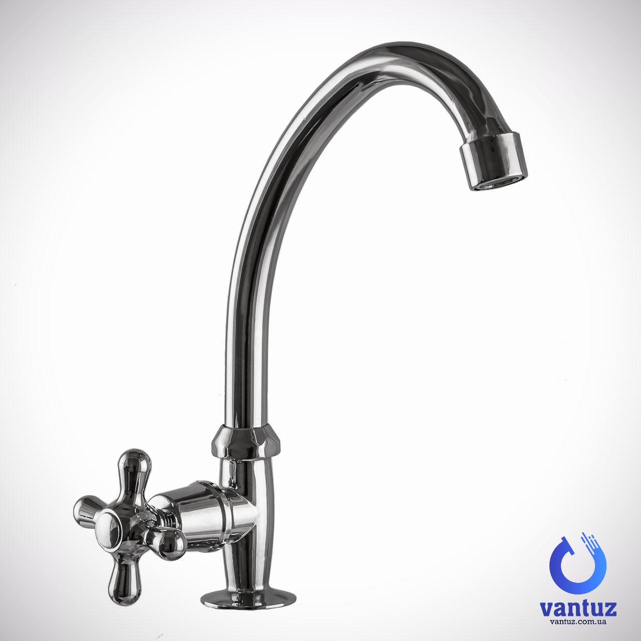 Монокран для Кухни Хром EcoMix EGHI-1050CER Кран для Холодной Воды на ...