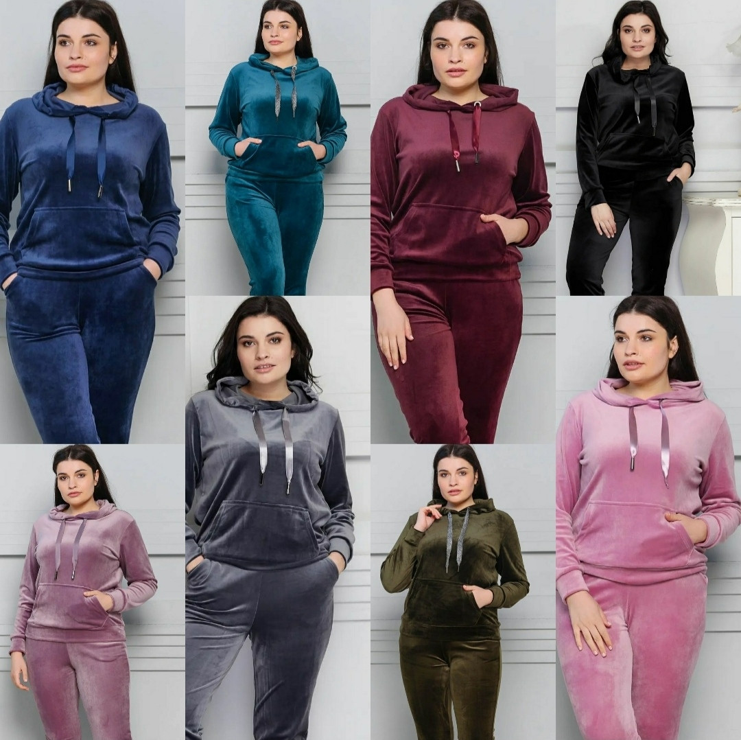 Купить Велюровый женский костюм молодёжный продажа в интернет-магазине ...