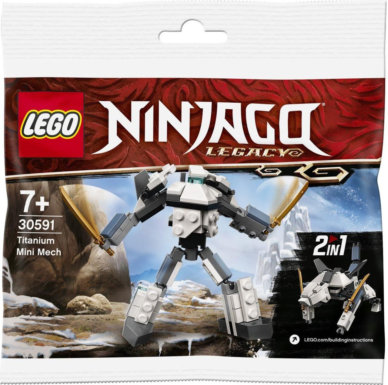 LEGO Ninjago Титановий робот Зейна 30591 (ID#1547480745), цена: 390 ...