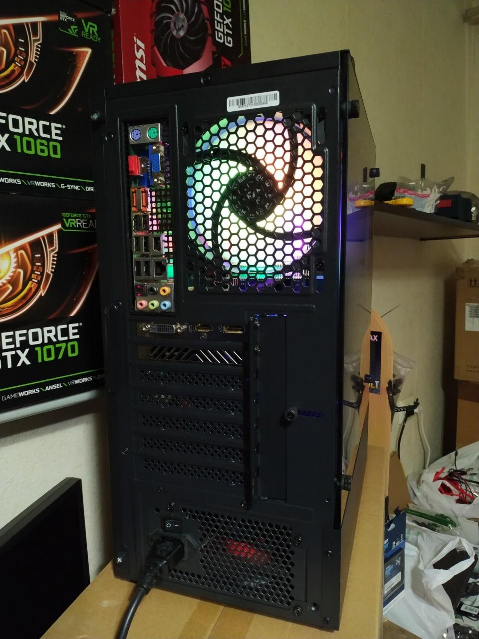 Игровой компьютер Intel Core i7 3.6GHZ, GTX 1050 Ti 4GB, 8GB, SSD120 ...