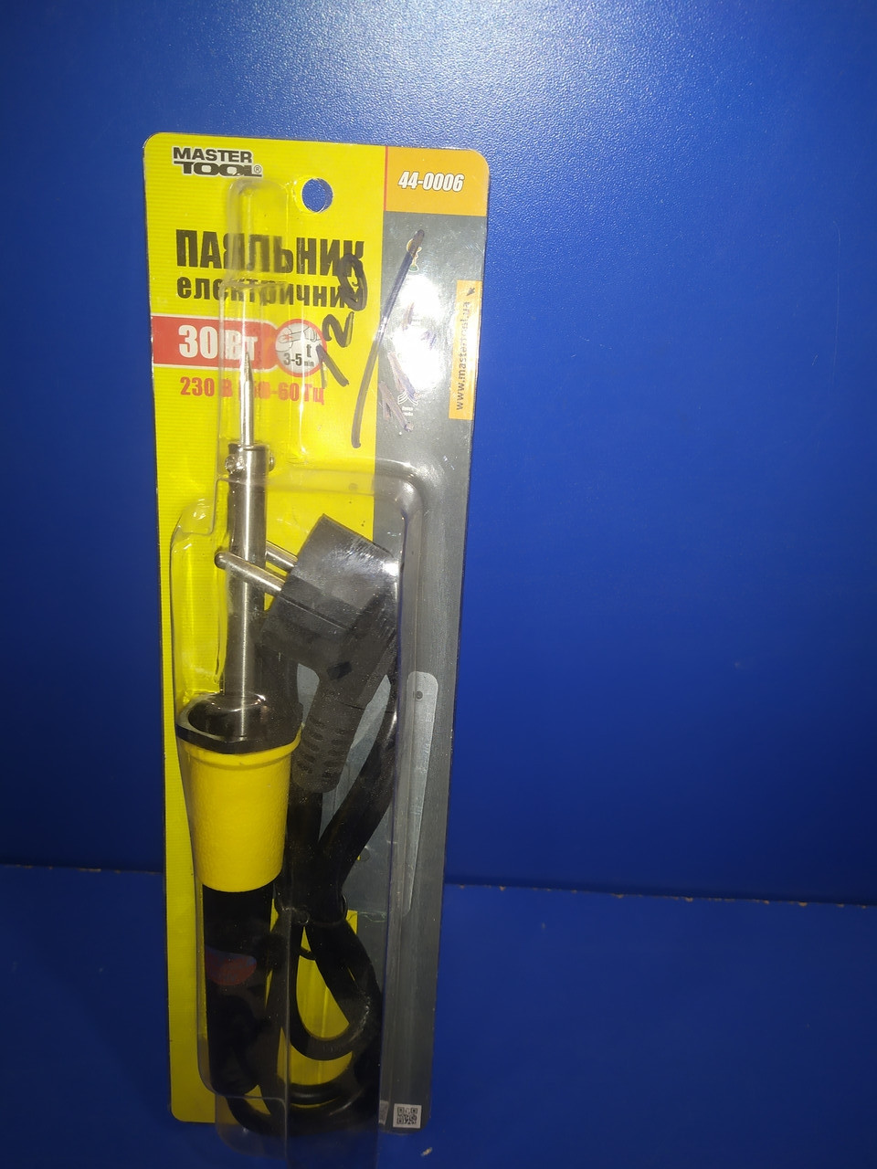 Паяльник Электрический MASTERTOOL 30 Вт 44-0006 — Купить Недорого на ...