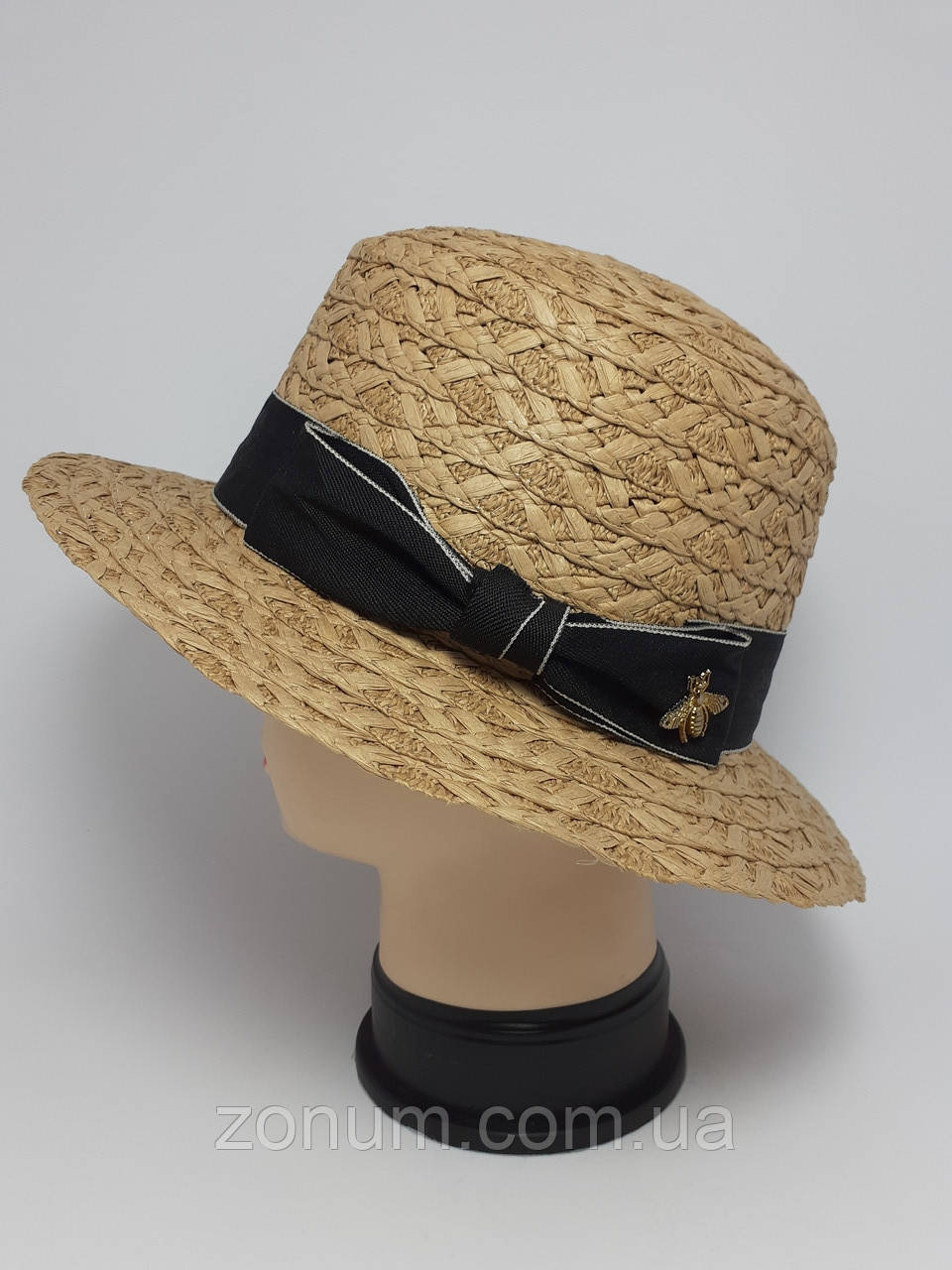 Соломенная Пляжная Шляпа Канотье. — Купить Недорого на Bigl.ua (1549264747)