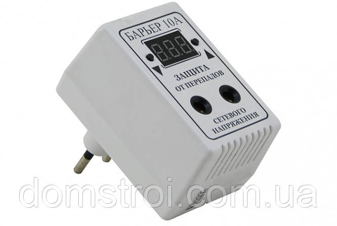 Купить Барьер (реле напряжения) цифровой 10А розетка RedLine, цена 525 ...