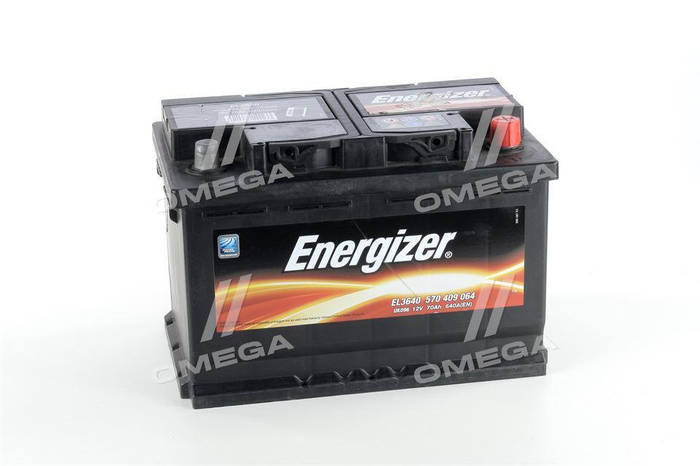 Аккумулятор 70Ah-12v Energizer (278х175х190), R,EN640(арт.570 409 064 ...